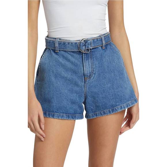 Frame Denim | Shorts | New Frame Le Trouser Belted Short In Meadow ...
